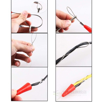 5m/10m/20m 6mm Electrician Wire Cable Push Puller Threading
