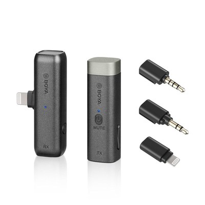BOYA BY WM3 2.4G Wireless Mini Microphone for iPhone Lightn