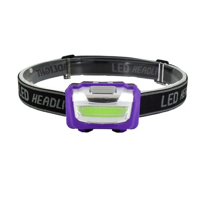 2pcs High quality COB 3Mode headlamp LED Headlight Flashligh