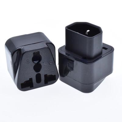 Universal Travel Power Adapter Plug IEC320 UPS PDU C13 Power