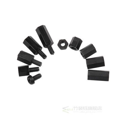 180Pcs/lot M3 Female Male Hex Nylon Standoff Spacer Column