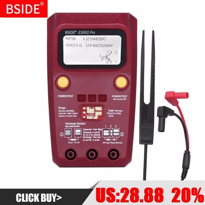 BSIDE ESR02PRO Digital Transistor Tester D Components Diode