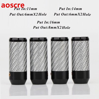 Preffair 4Pcs DIY Splitt Carbon Fiber Pants Boot Y Splitter