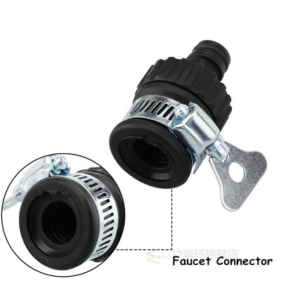 Garden Water Hose Tap Connectors Universal Adapter Faucet fo