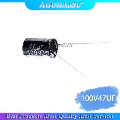 20PCS Higt quality 100V47UF 8*12mm 47UF 100V 8*12 Electrolyt