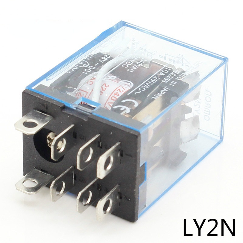 1pcs LY2NJ AC 220V Coil 10A 240V Power Relay DPDT Led Lamp_虎窝淘