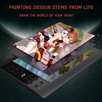 10*6'' IPS HD Graphics Drawing Digital Tablet Monito