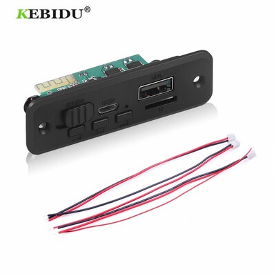 5V Bluetooth 5.0 Car MP3 Player Decoder Board 2 x 3W Amplifi