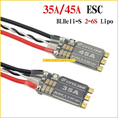 4Pcs Cyclone 35A/45A BLHeli_S ESC Supporting 2-6S Power Supp