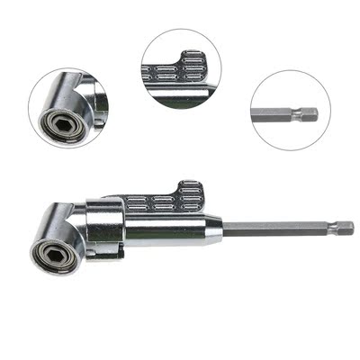 105 Degree 1/4inch Driver Hex Bit Holder Reception Extension