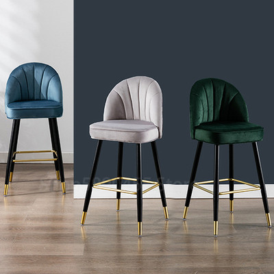 Light Luxury Bar Chair High Chair Bar Stools Fashion Modern