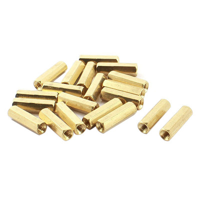 20pcs M3 x 16 mm Female Thread Brass Standoff Hexagonal Spac
