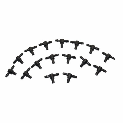 1000 pcs 4/7mm hose Barbed Three-way Tees Atomizing 6mm