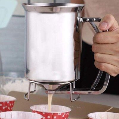 Stainless Steel Cupcake Waffle Batter Funnel Pancake
