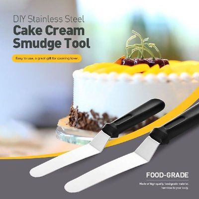 5PCS Cake Decorating Tools Cake Cream Angled Smoother Smudge