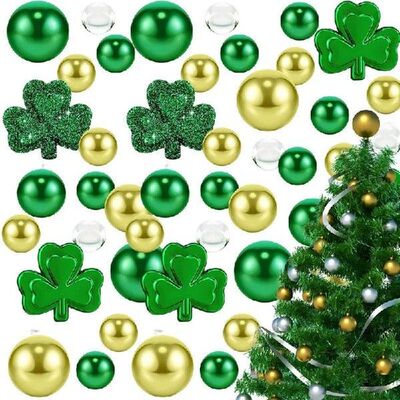 Green Shamrock Vase Filler St. Patrick's Day Vase