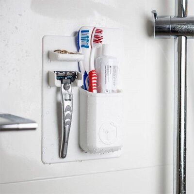 Toothbrush Storage Rack Bathroom Punch-free Toiletries