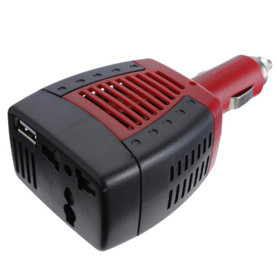 SUVPR DC AC 75W Car Power Inverter Adapter For Cellphone GPS