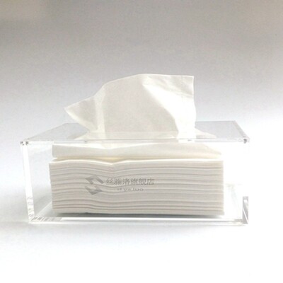 Facial Acrylic Tissue Box, Tissue Holder, Tissue Dispenser w
