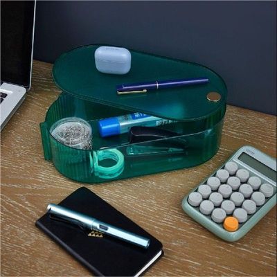 Drawer Type Storage Box Skincare Cosmetics Transparent