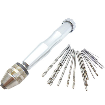25pcs 0.5mm-3mm Micro Hss Mini Twist Drill Bits + Chuck Ambe