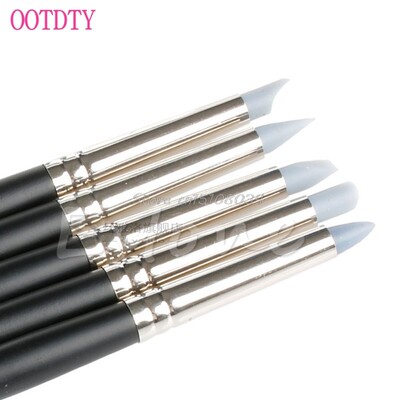 New 5Pcs/Set Silicone Rubber Shapers Polymer Clay Sculpting