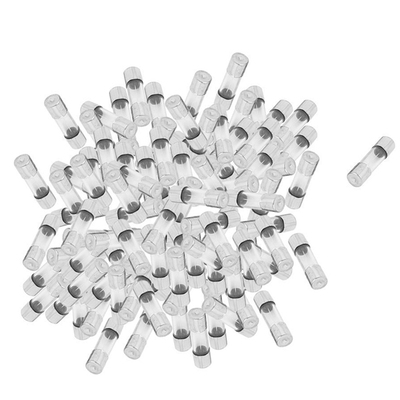 100 Pieces Rapid Glass Fuses 1A 250V 5 x 20mm
