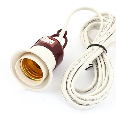 US Plug AC 110220V Shell Power Wired Lamp Holder E27 118 Inc