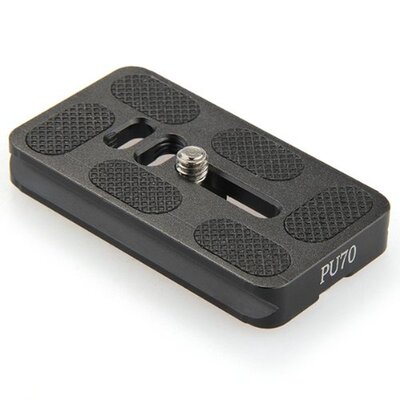 PU70 Release Plate per Arca Swiss Capi Benro 70x38x10mm