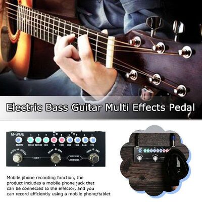 Multi Effects Guitar Pedal with IR Loading,9 AMP Models,