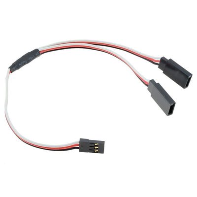 Futaba JR Servo Y Extension Lead Cable Gold Connectors,200mm