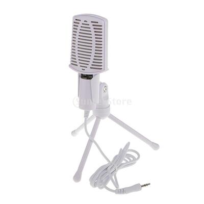 3.5mm Jack Plug Studio Microphone Mic with Stand for Skype D