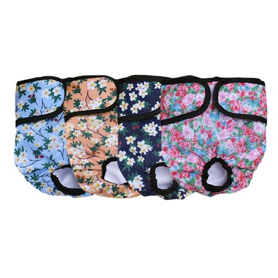 Dog Sanitary Panties Washable Diapers Sanitary Female Dog
