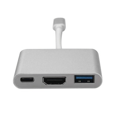 USB 3.1 Hub USB-C To USB 3.0/ HDMI/ Type C Charger Adapter F