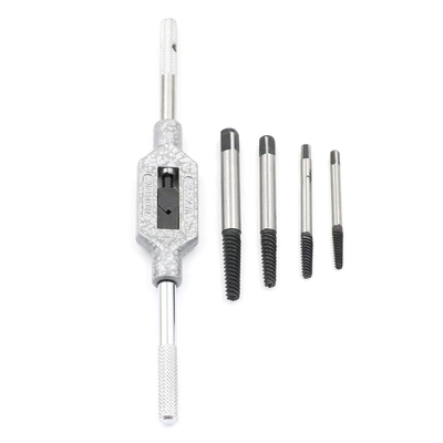 5PCS Cr-Mo Screw Extractor Broken Bolt Remover Drill Guide B