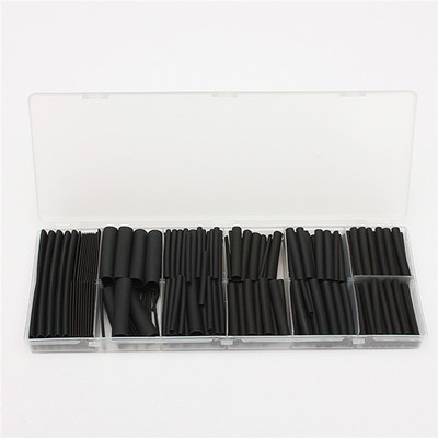 240Pcs Polyolefin 2:1/3:1/4:1 Halogen-Free Heat Shrink Tubin