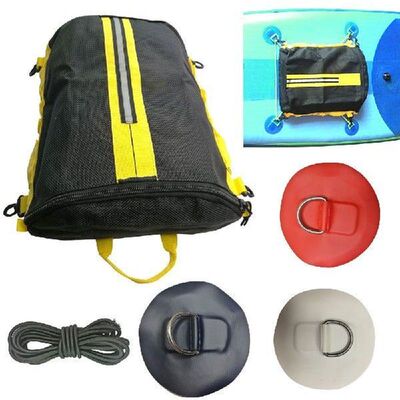 Kayak SUP Paddleboard Mesh Deck Bag Kit Storage Quick Dry