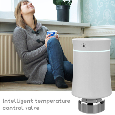 Tuya Zigbee TRV Thermostatic Valve LED Display Screen Intell