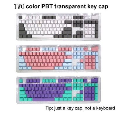 104pcs/set Universal Mechanical Keyboard Keycap Ergonomic