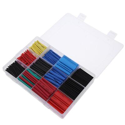 560pcs Heat Shrink Tubing Insulation Shrinkable Tube Assortm