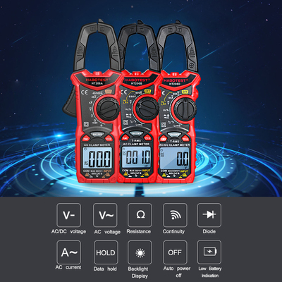 HABOTEST HT206 AC DC Digital Clamp Meter Multimeter Pinza Am