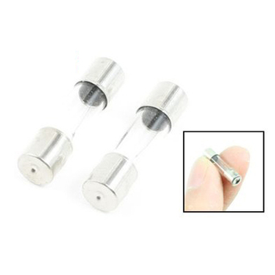 100 Pcs Fast Blow Type Glass Tube Fuses 2A 250V Replacement
