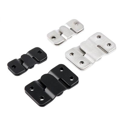 2pcs Stainless Steel Wall Hook Picture Frame Keyhole Hanger