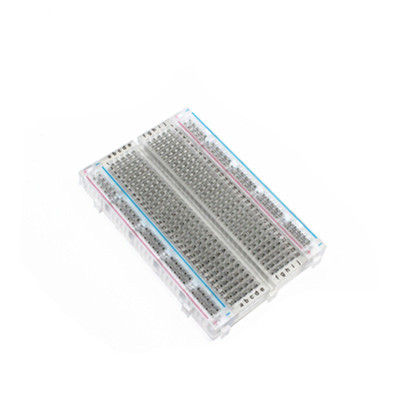 400 Tie Point Interlocking Solderless mini Breadboard Transp