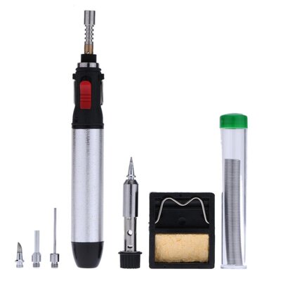 12ml Gas Soldering Iron 7-in-1 Cordless Welding Torch Kit Re