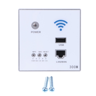 300Mbps AP Router Embedded WiFi Repeater w./ LAN Switch/USB