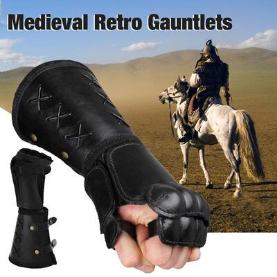 Gauntlet Wristband Medieval Vambrace Arm Cuff Armor Vintage