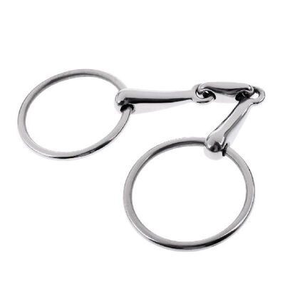 Stainless Steel Mouth Bit / SNAFFLE BIT Horse - 5 inch, 13