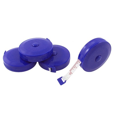 4Pcs Blue Retractable Tailors Measure Tape Ruler Metric 150c