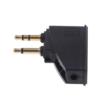 Aircraft Plug Conversion Jack Adaptor Plug for Noise Cancell